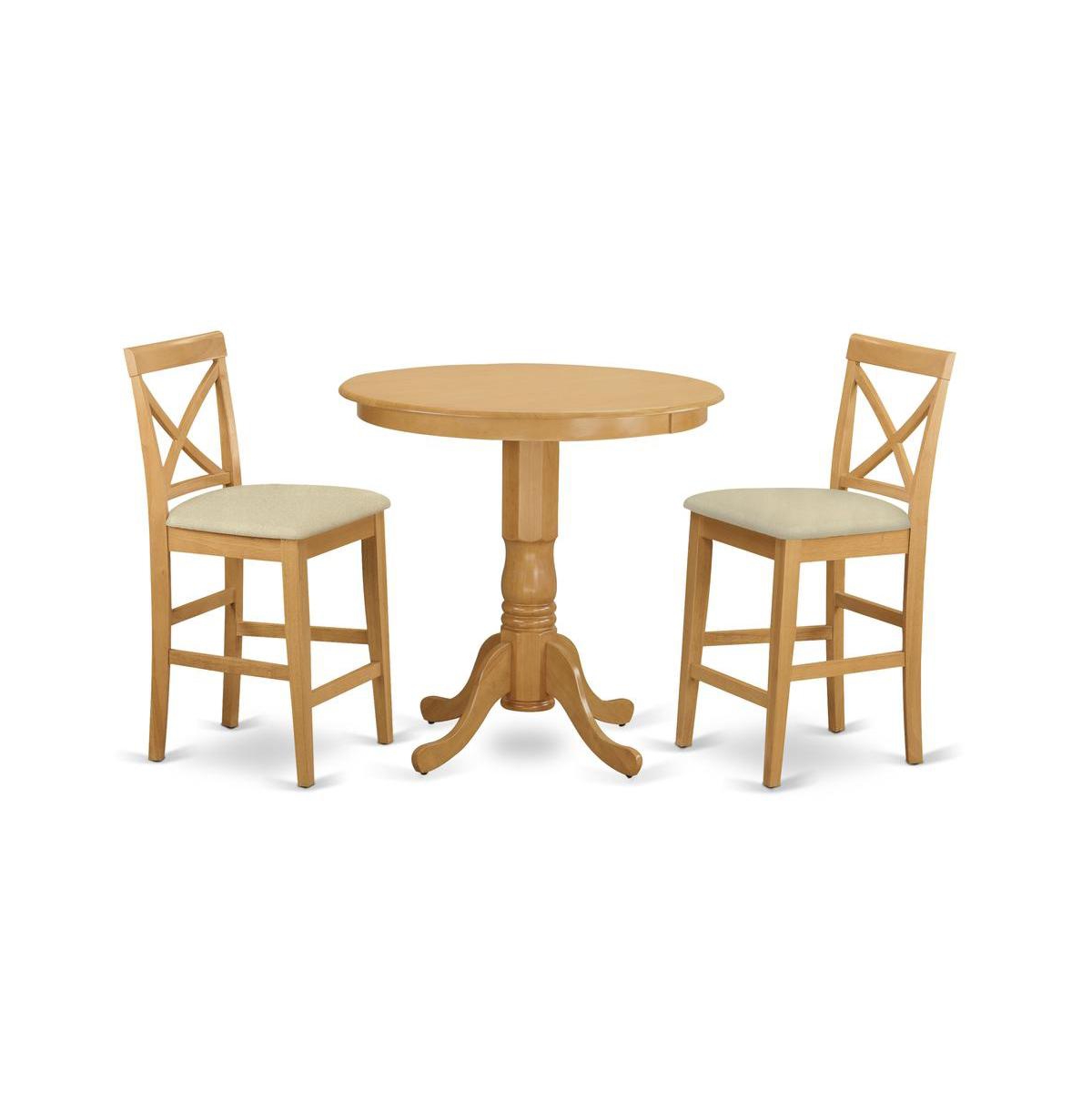 Click here for East West Furniture 3 Pc counter height set-pub Ta... prices