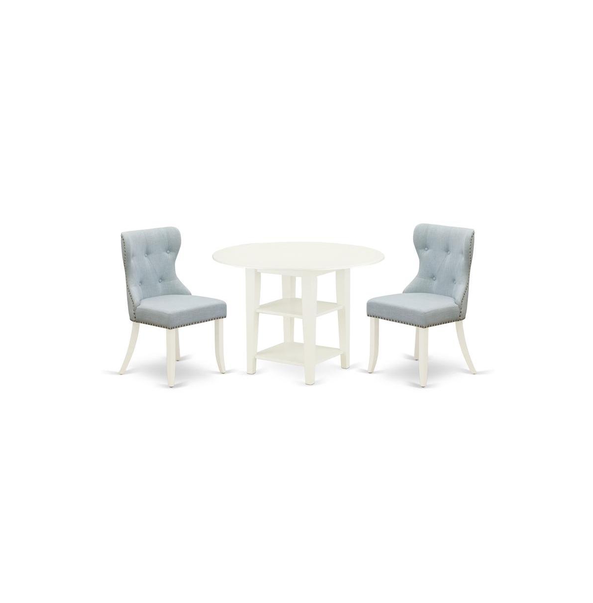 Click here for East West Furniture dining room table set of 2 exc... prices