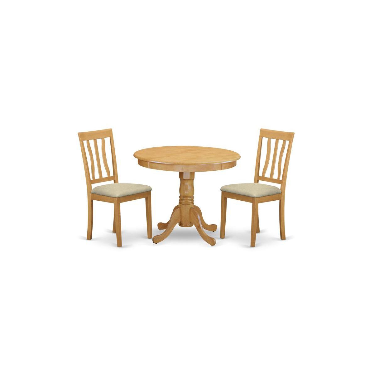 Click here for East West Furniture 3 Pc Kitchen Table set-small K... prices