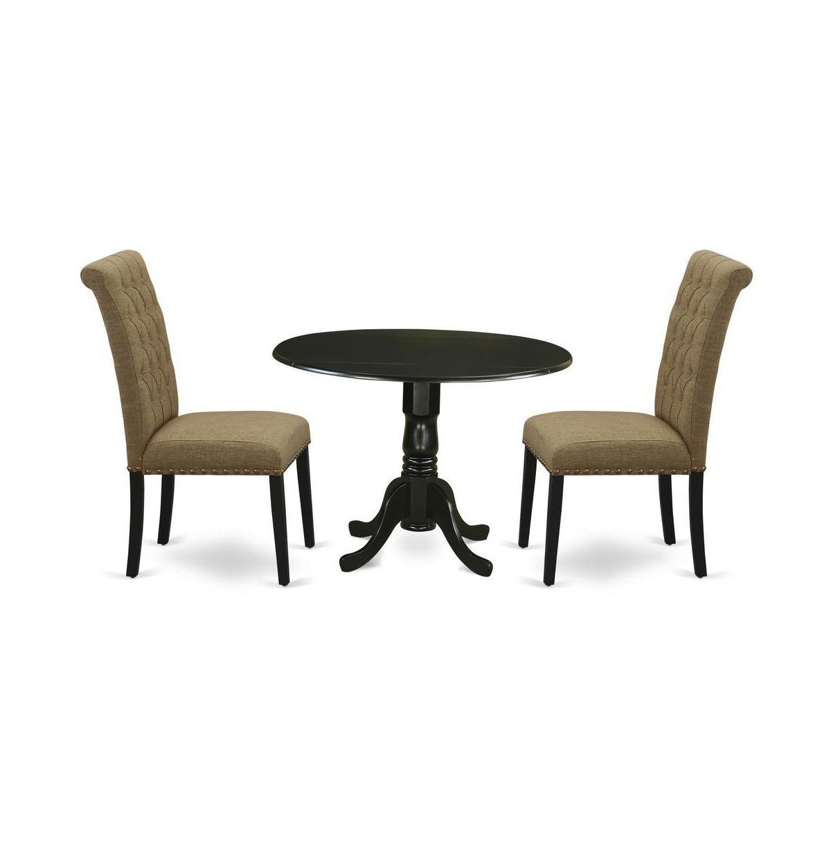 Click here for East West Furniture Dining Room Set Black - Black prices
