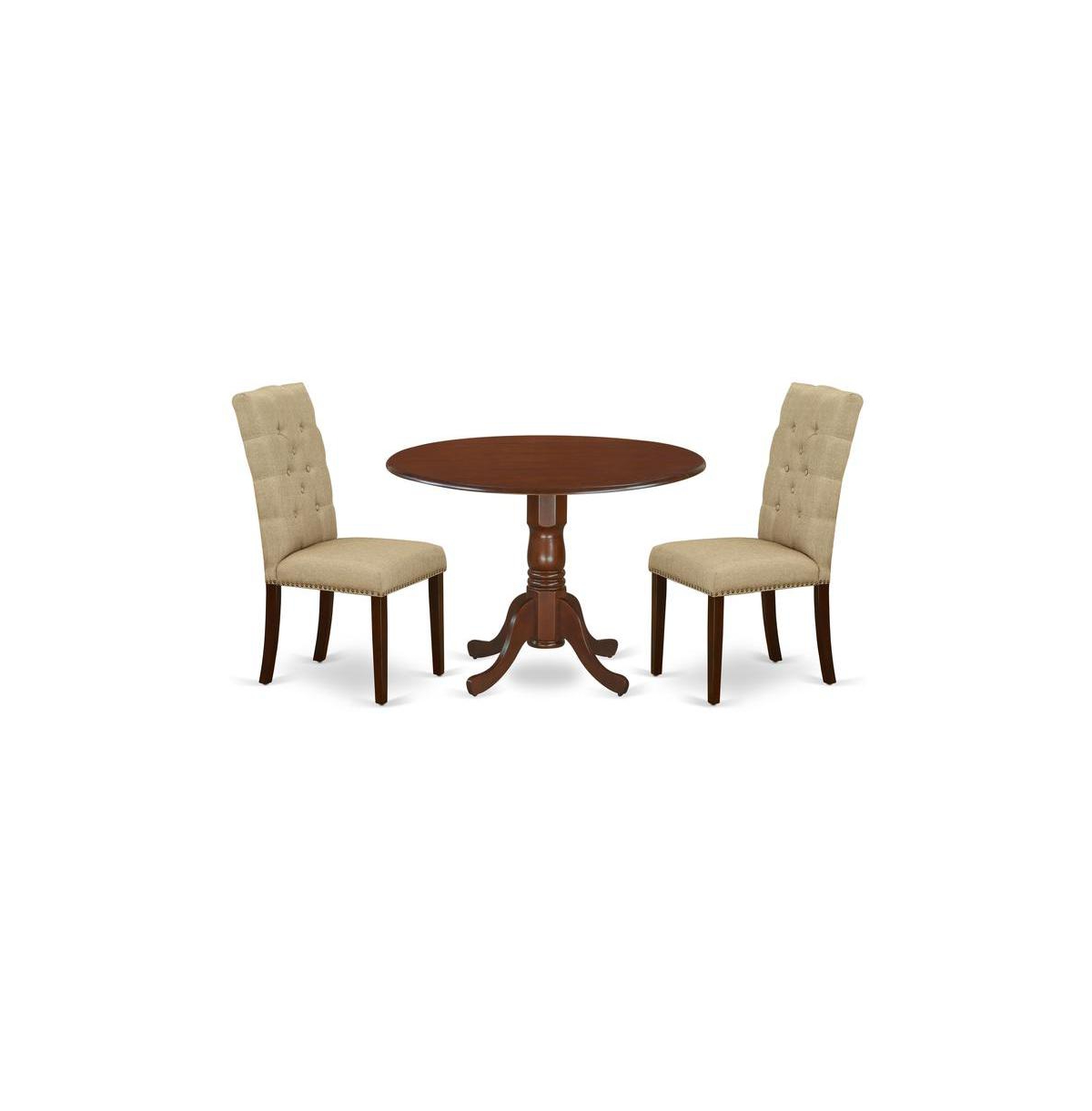 Click here for East West Furniture Dining Room Set Mahogany - Mah... prices