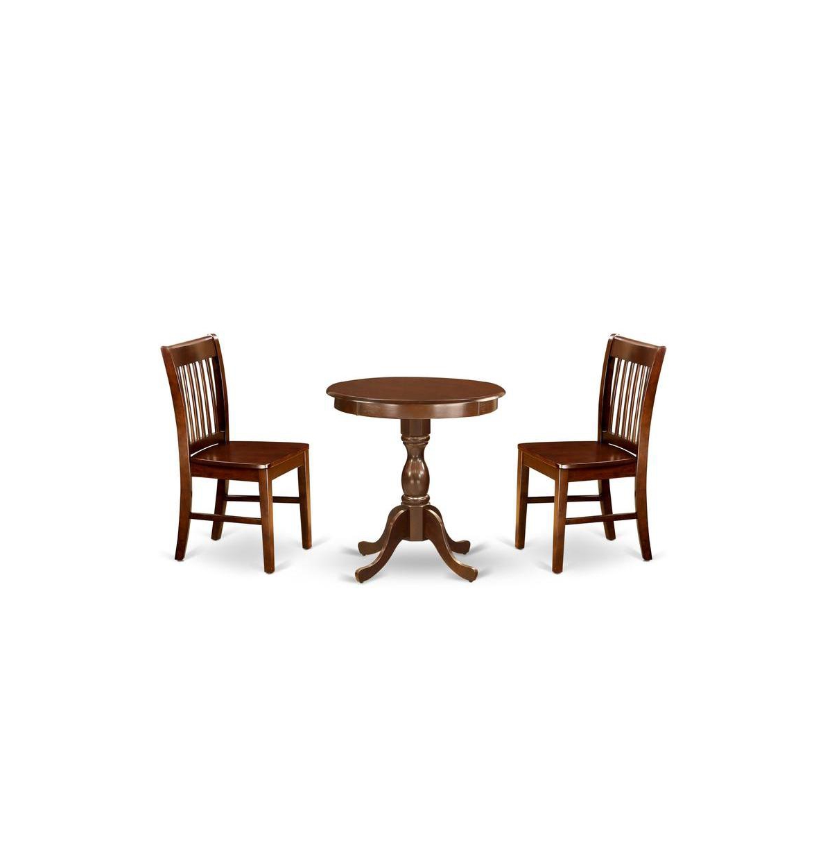 Click here for East West Furniture 3-Pc Dining Room Table Set - 2... prices