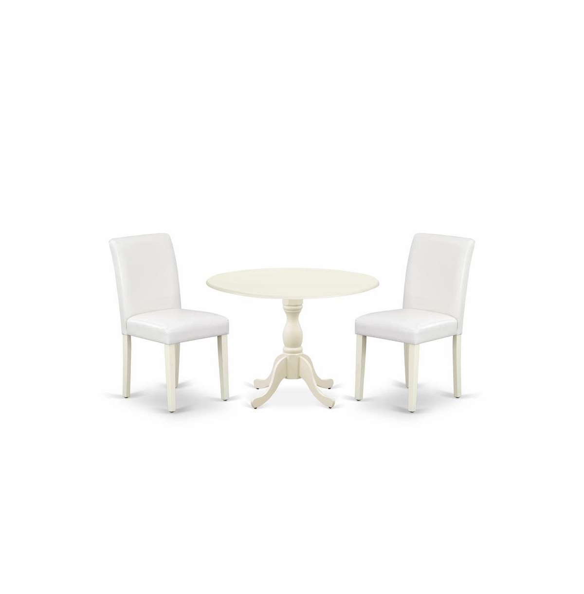 Click here for East West Furniture 3 Piece Dining Room Set Includ... prices