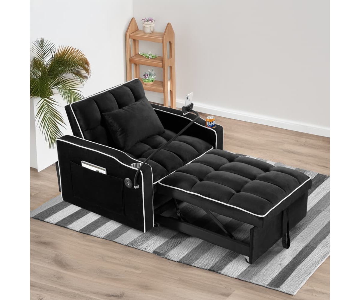 Click here for Maison Boucle Tufted Twin Daybed with Pull-Out Tru... prices