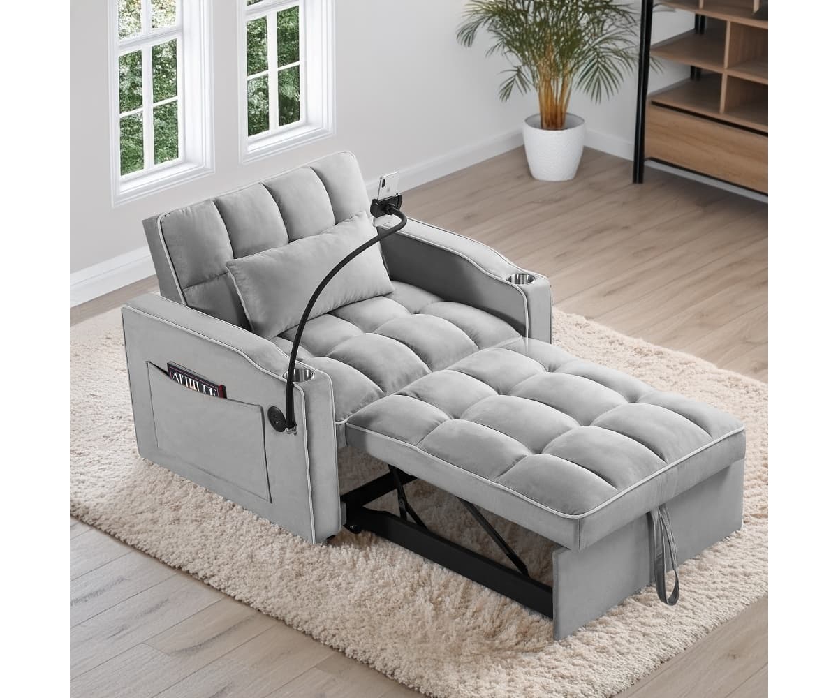 Click here for Maison Boucle Tufted Twin Daybed with Pull-Out Tru... prices