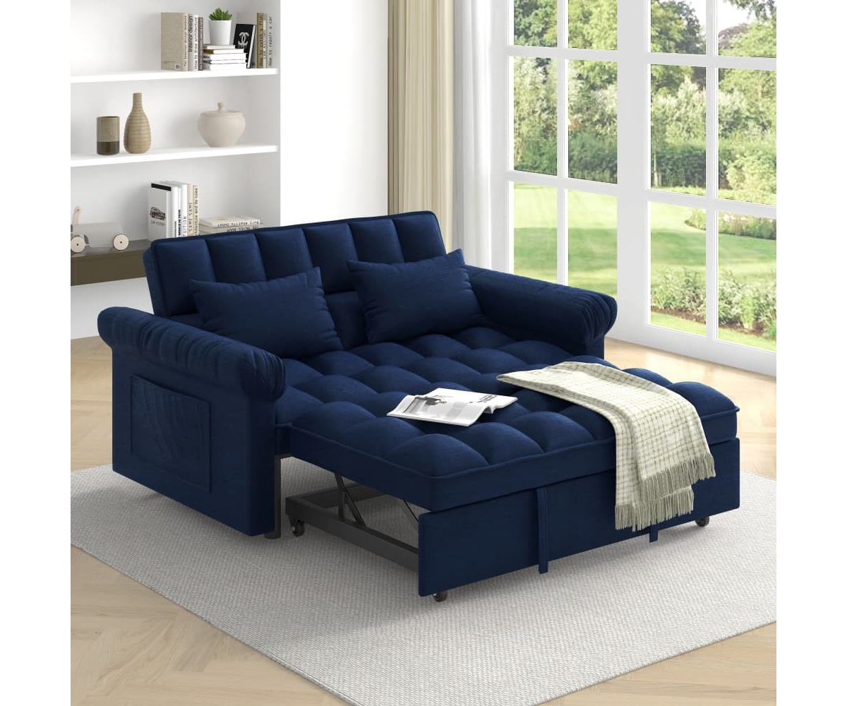 Click here for Maison Boucle Pull-Out Sleeper Loveseat Sofa  Comp... prices