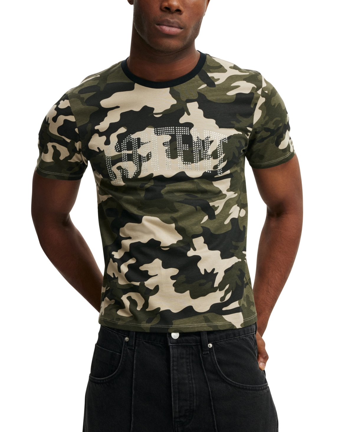 Click here for Cotton On Mens Baby Graphic Short sleeve T-shirt -... prices