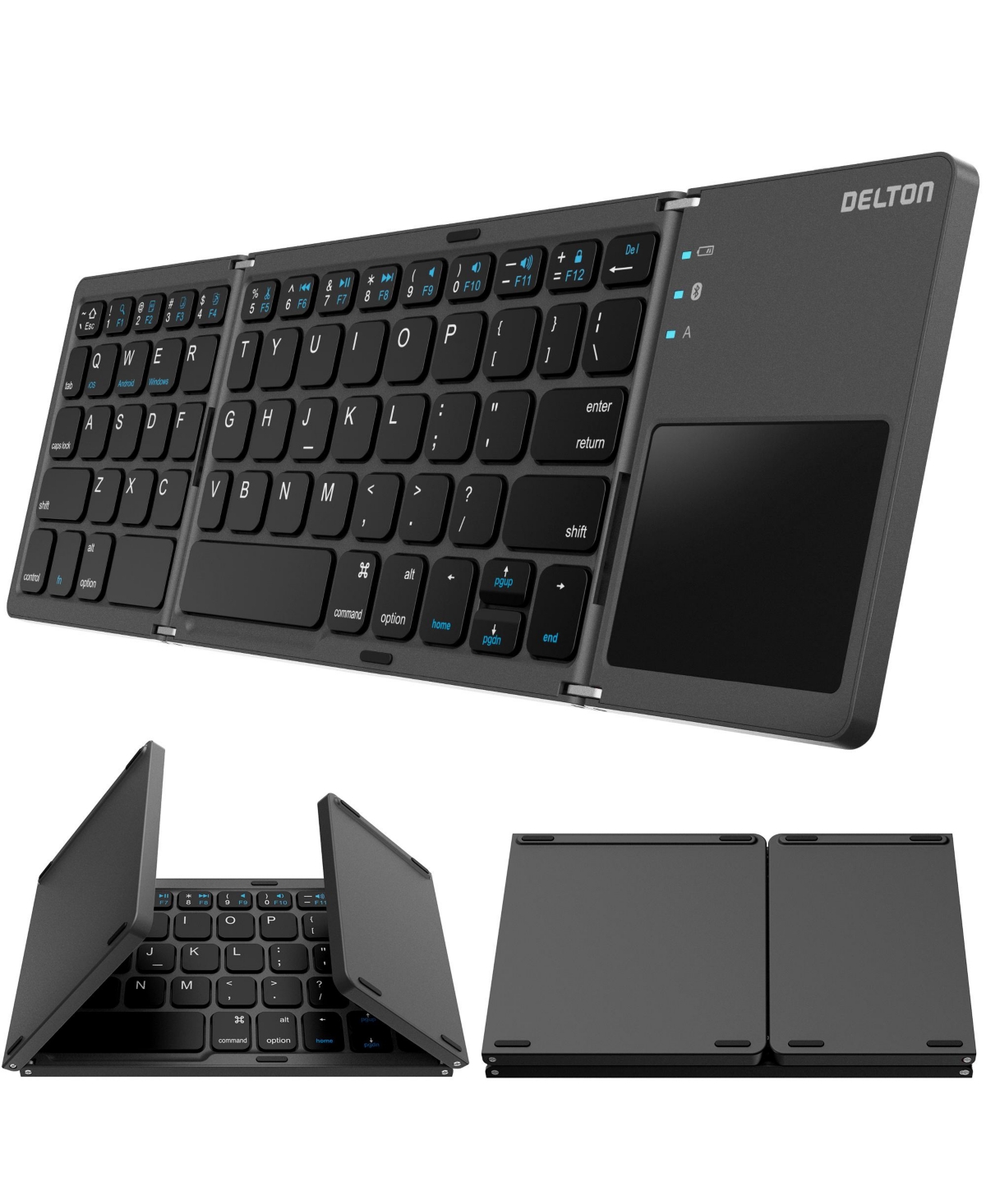 Click here for Delton F75 Portable Foldable Bluetooth Keyboard wi... prices