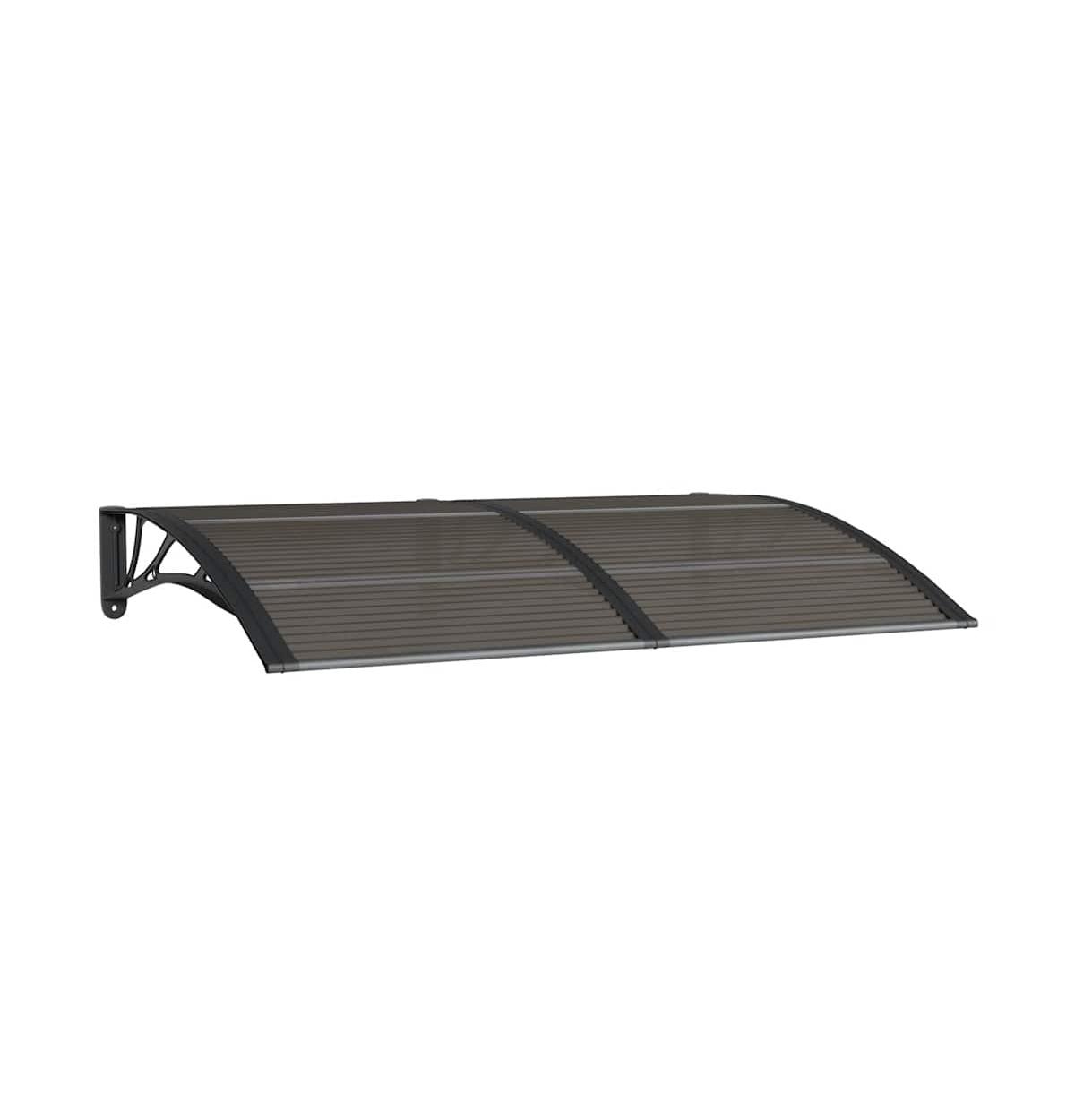 Click here for vidaXL Door Canopy Black Polycarbonate 59.1 x 39.4... prices
