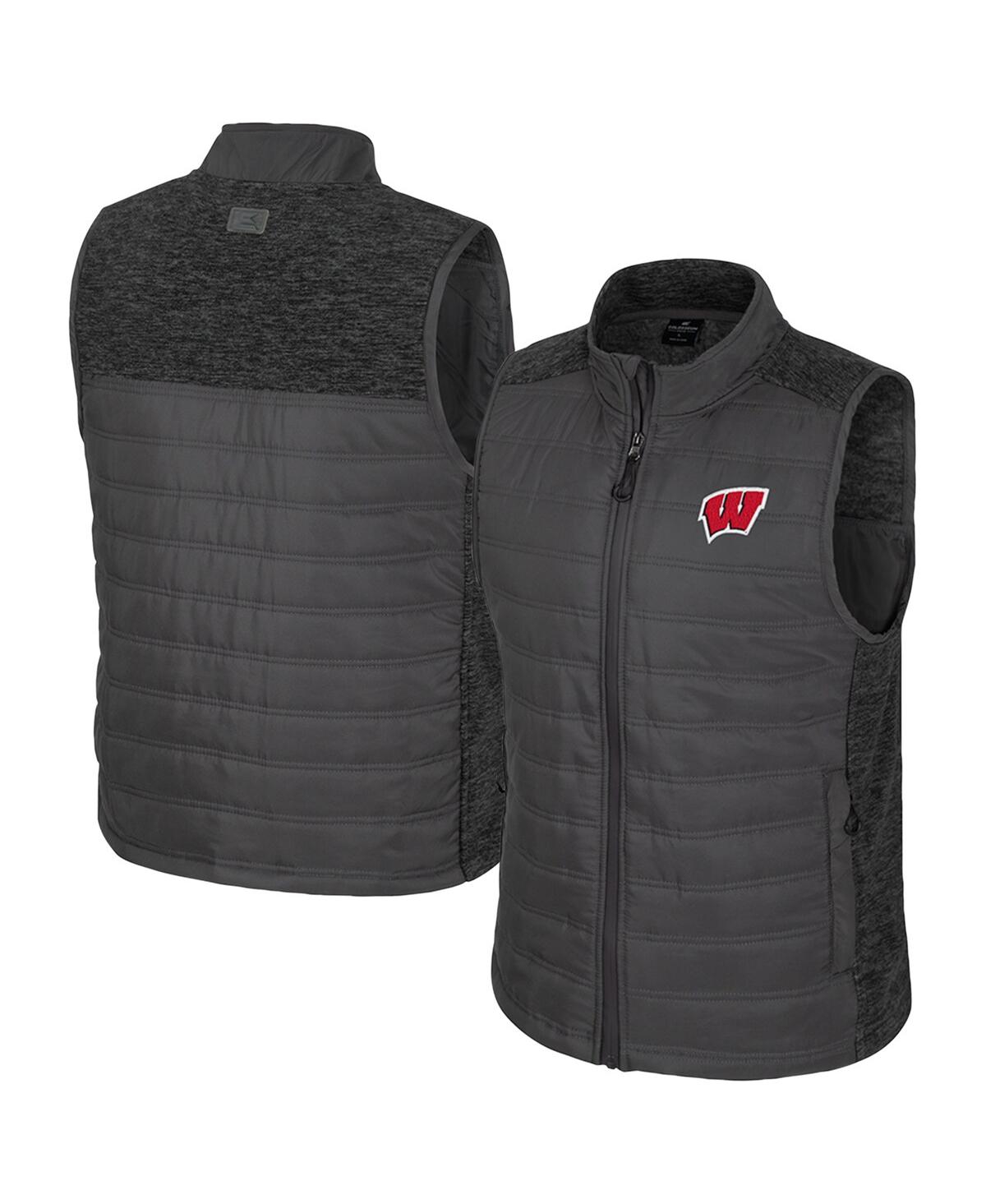 Click here for Colosseum Mens Charcoal Wisconsin Badgers Nightman... prices