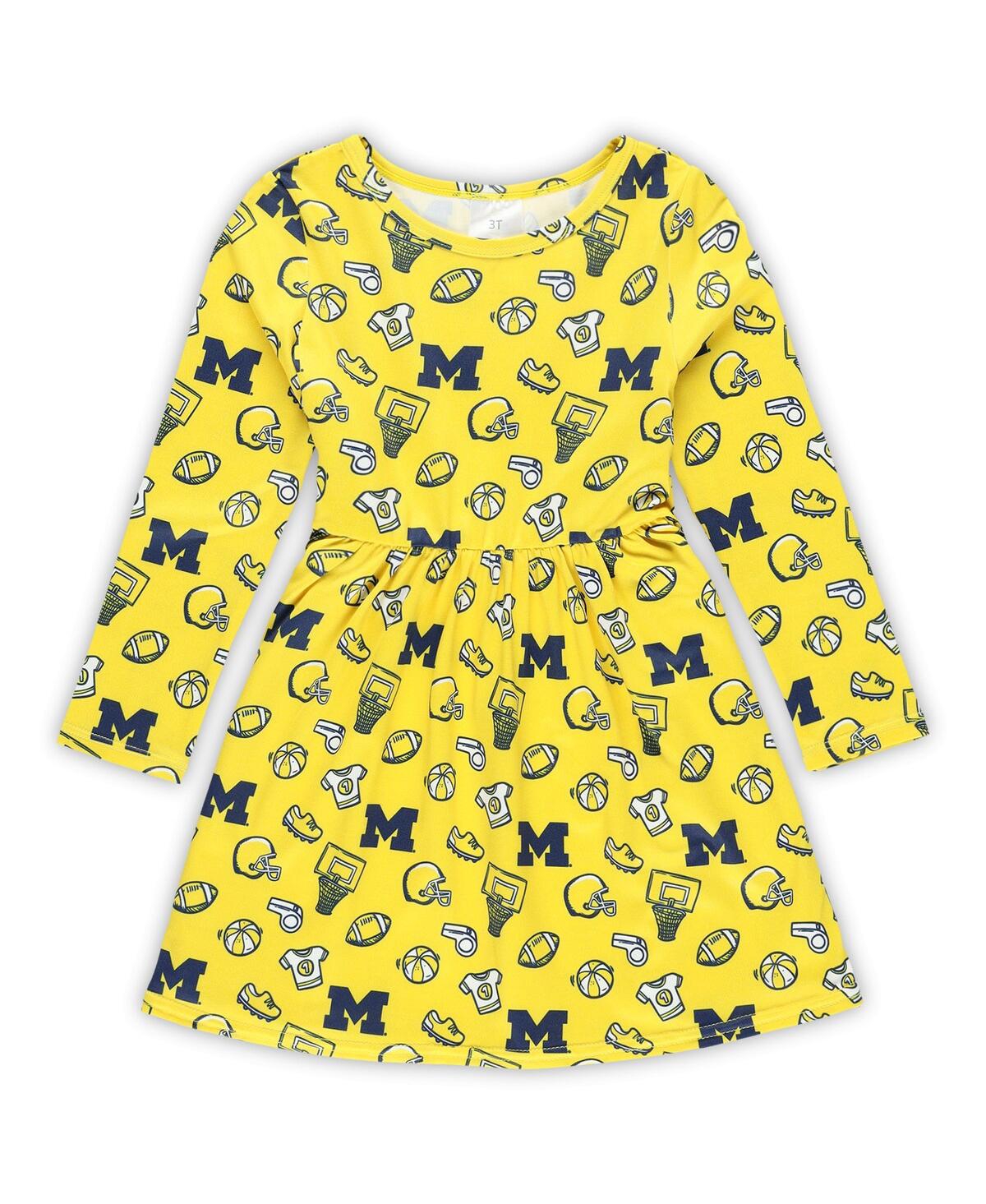 Click here for ZooZatz Girls Toddler Maize Michigan Wolverines Al... prices