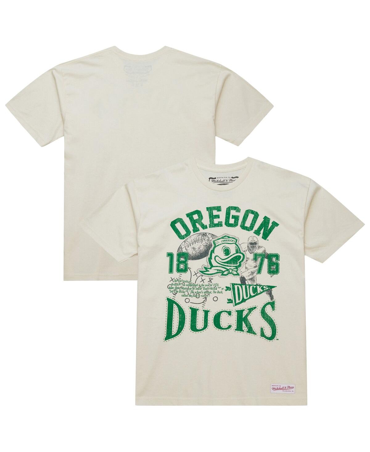 Click here for Mitchell & Ness Mens Cream Oregon Ducks Heritage S... prices