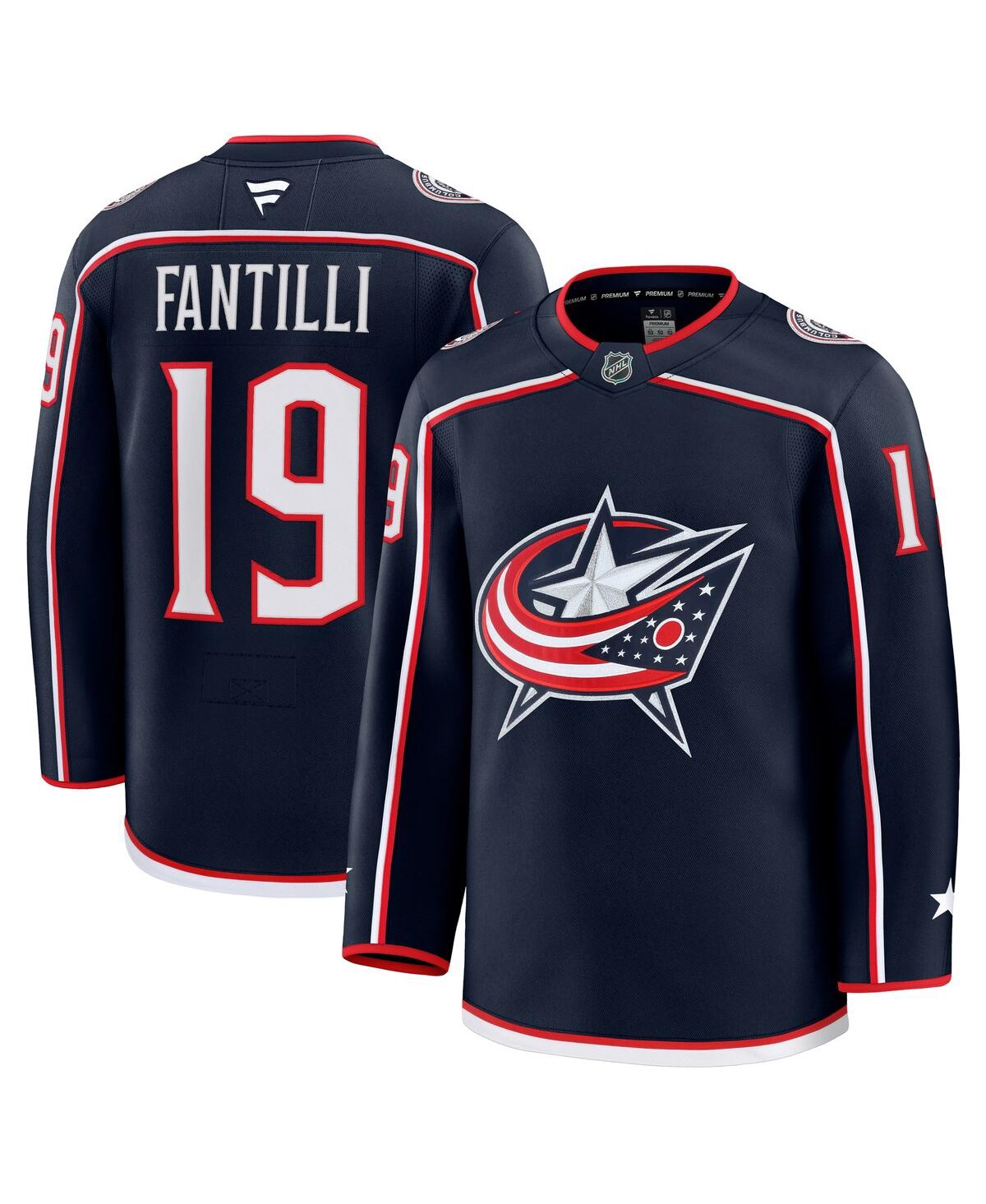 Click here for Fanatics Mens Adam Fantilli Navy Columbus Blue Jac... prices