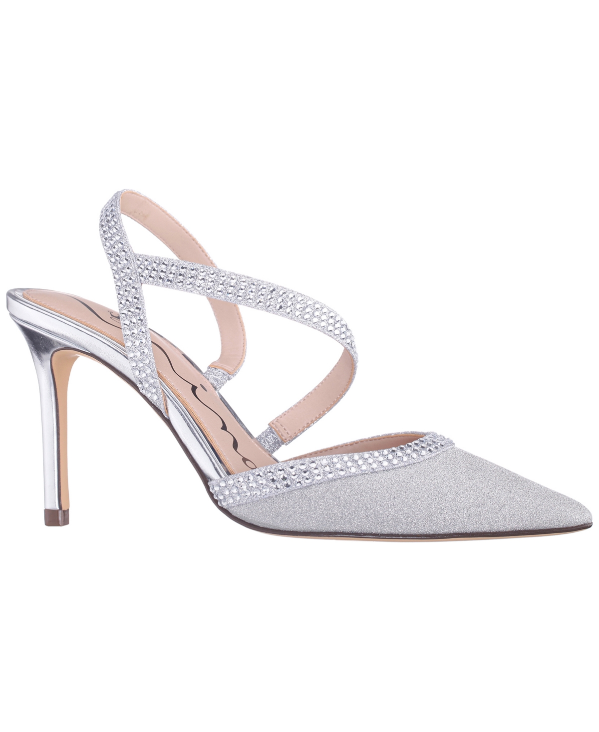 Click here for Nina Womens Nicara Pointed Toe Heel Pumps - SILVER prices