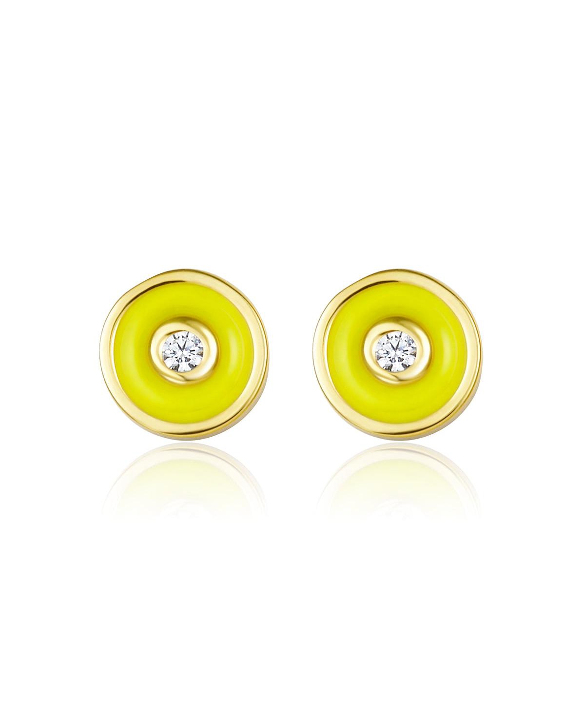 Click here for Anna Zuckerman Petit Bubble Earrings in Yellow - Y... prices