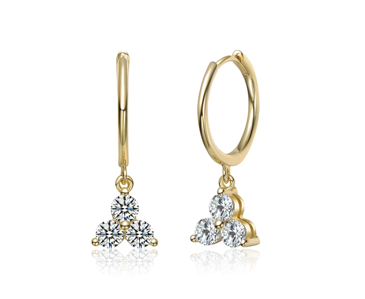 Click here for Rachel Glauber 14K Gold Plated with Clear Cubic Zi... prices