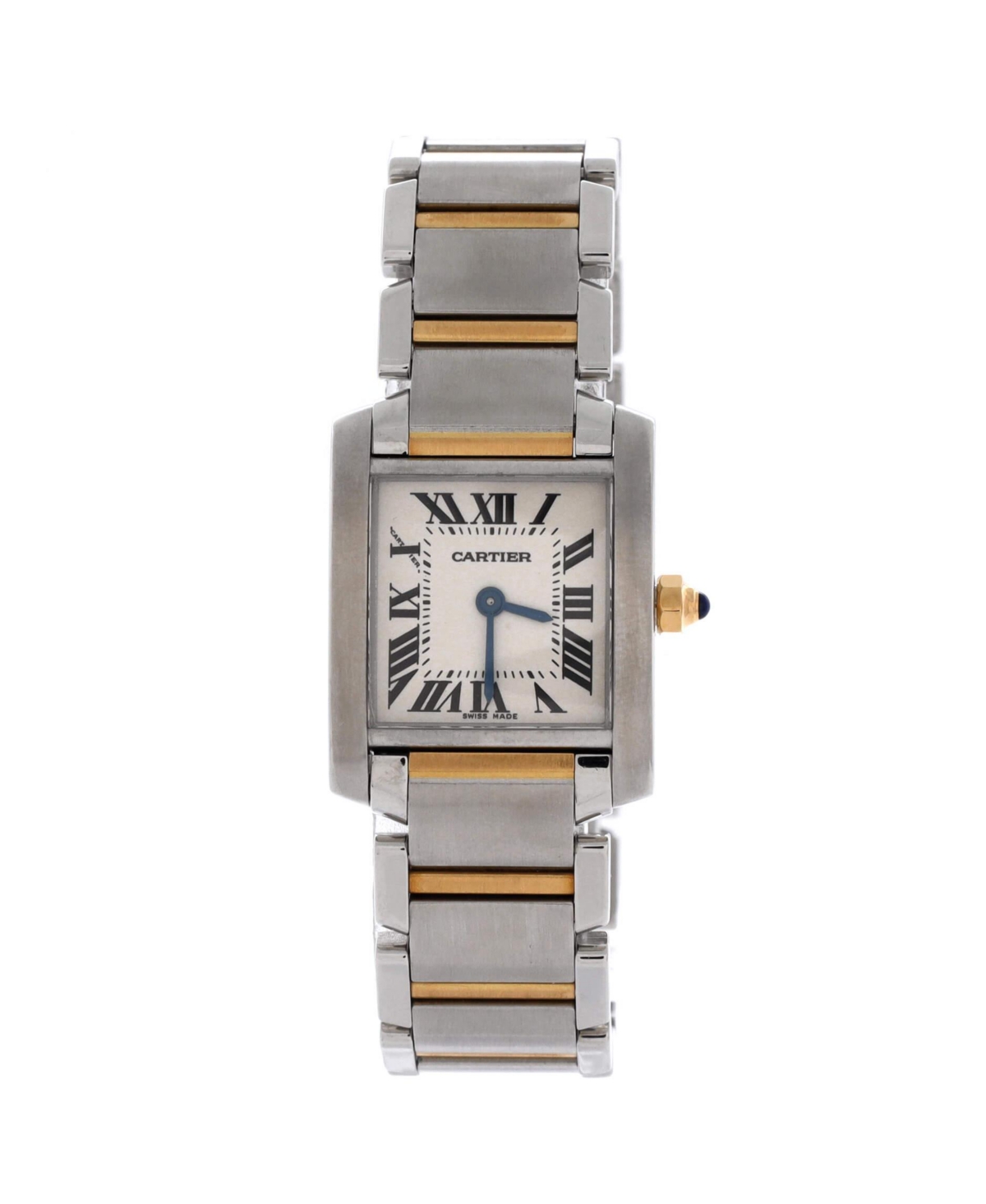 Click here for Pre-Owned Cartier Tank Francaise Quartz Watch in S... prices