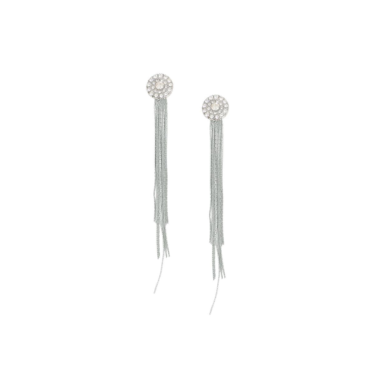 Click here for Sohi Womens Dangling Drop Earrings - Silver prices