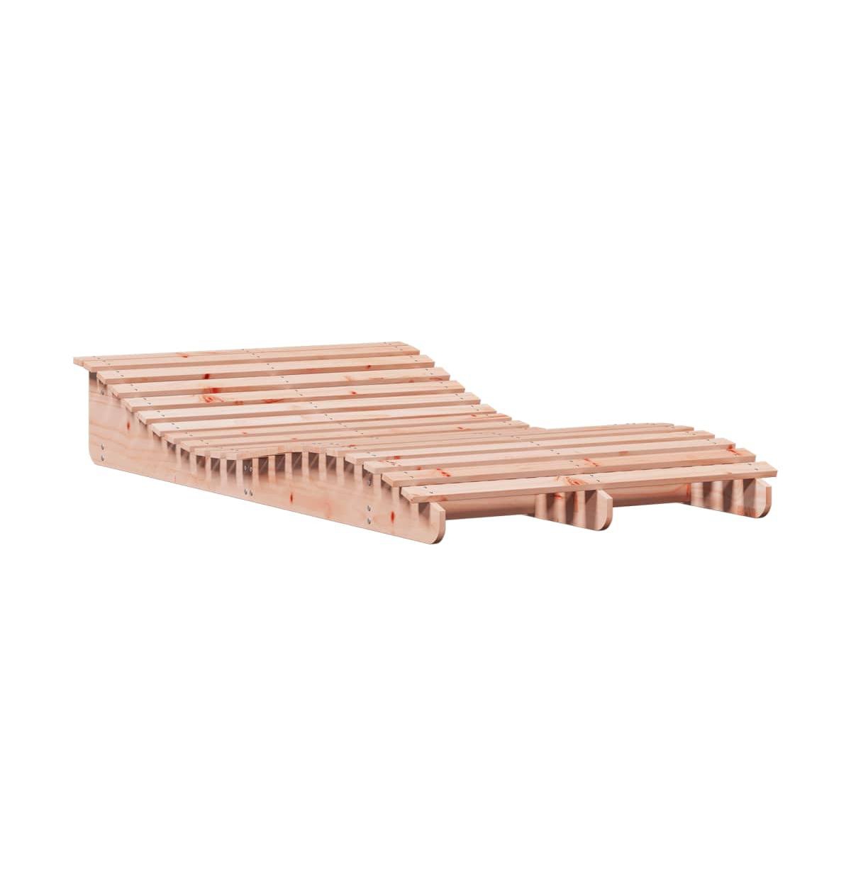 Click here for Sun Lounger Natural Wood Solid Douglas Wood Large... prices