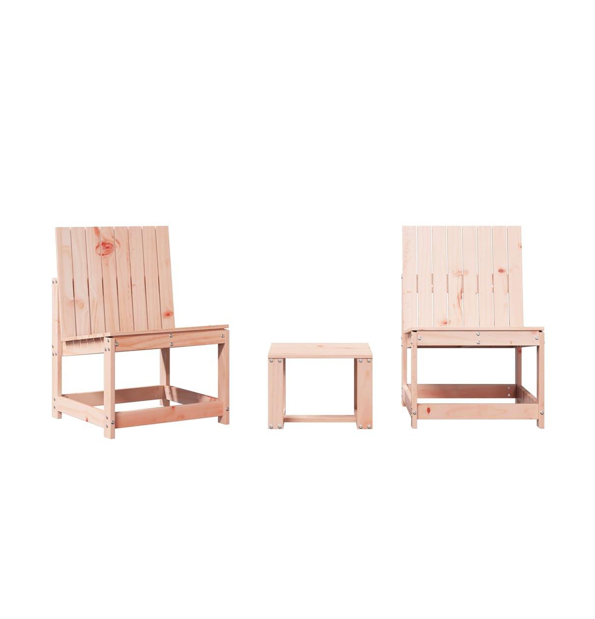 Click here for Garden Lounge Set Natural Solid Douglas Fir wood M... prices