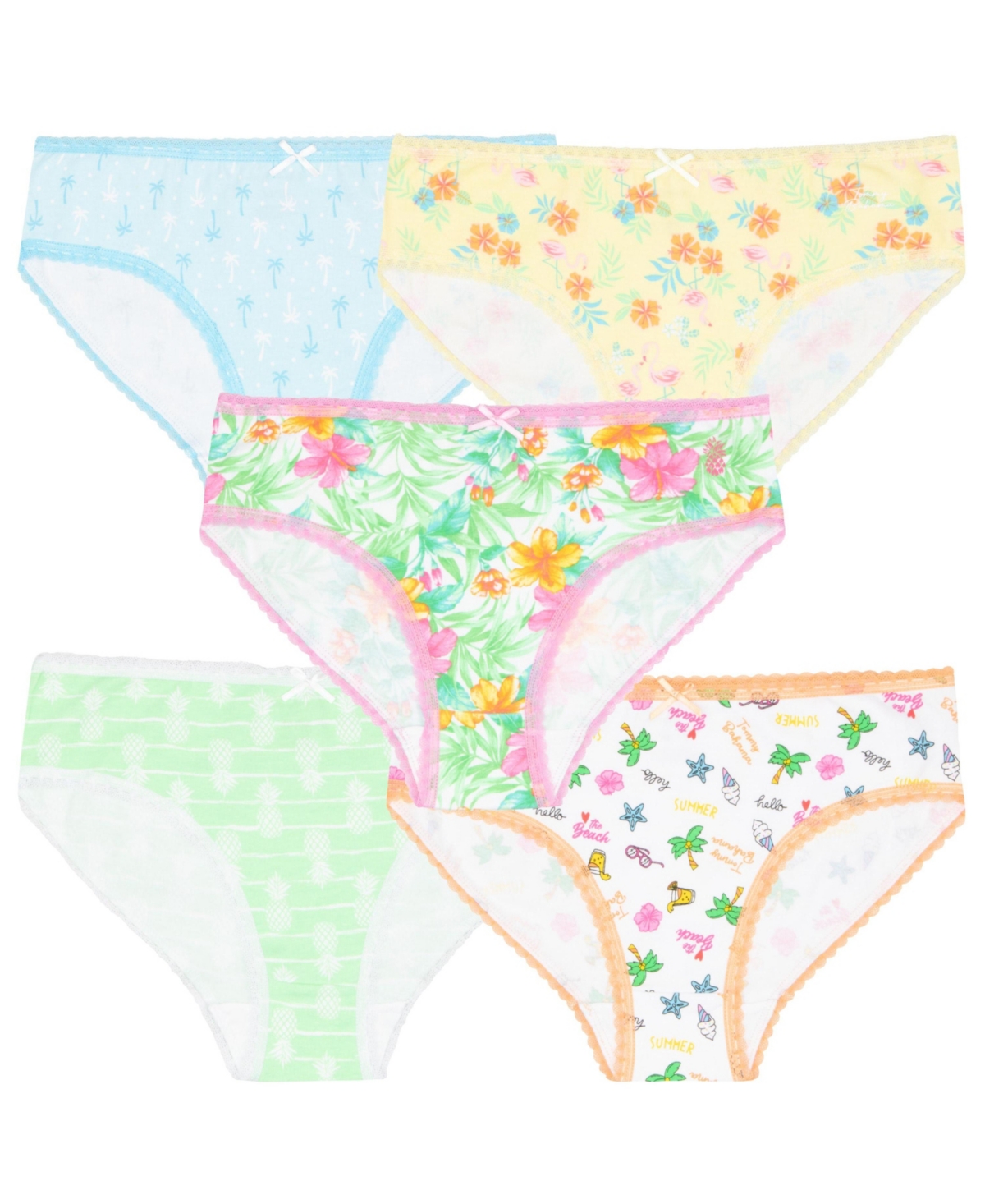Click here for Tommy Bahama Little Girls Cotton 5 Pack Underwear... prices