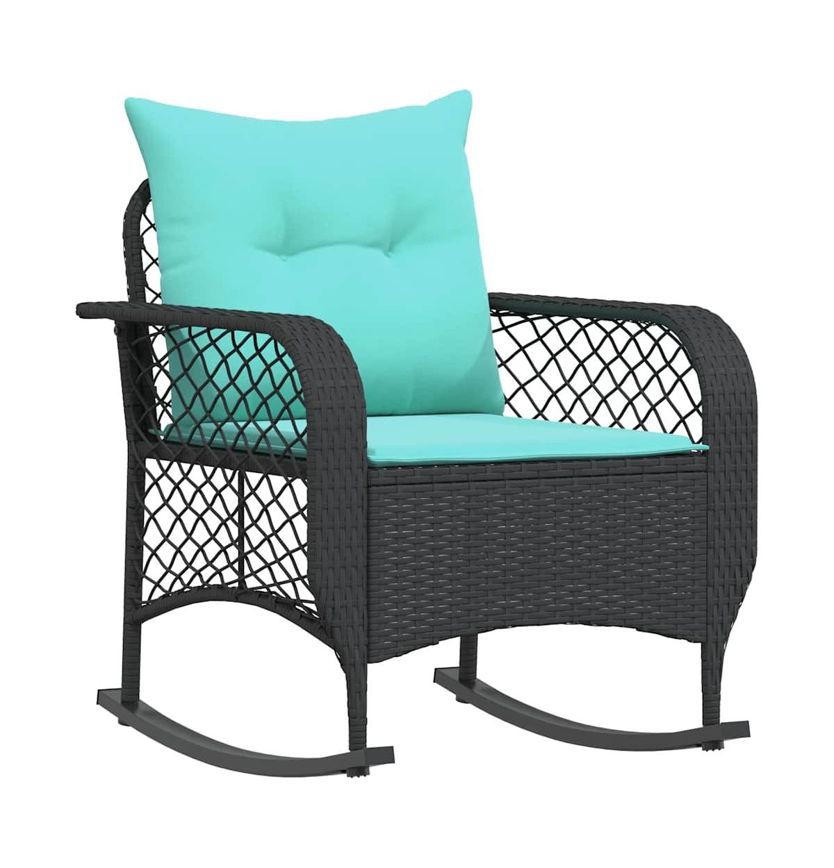 Click here for Patio Rocking Chair Black  Turquoise - Black prices