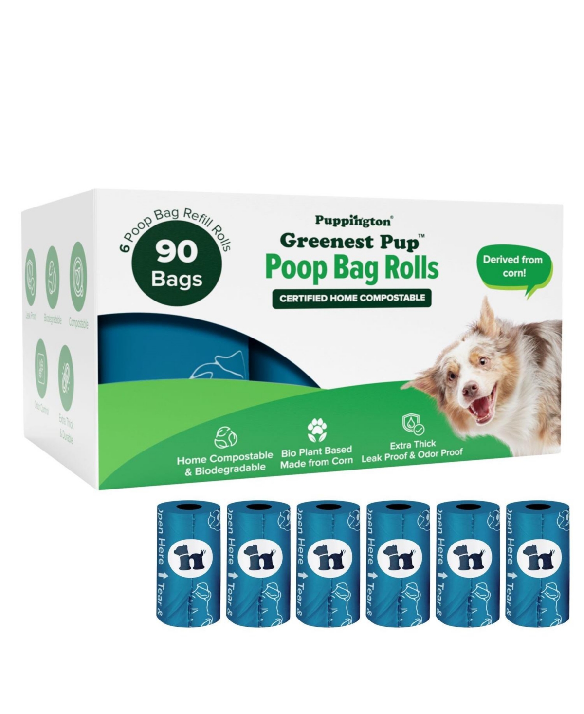 Click here for Compo Dog Poop Bags  90 Bags  Lagoon Teal - Lagoon... prices