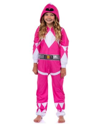 Power Rangers Girls Mighty Morphin All Character Colors Union Suit ...