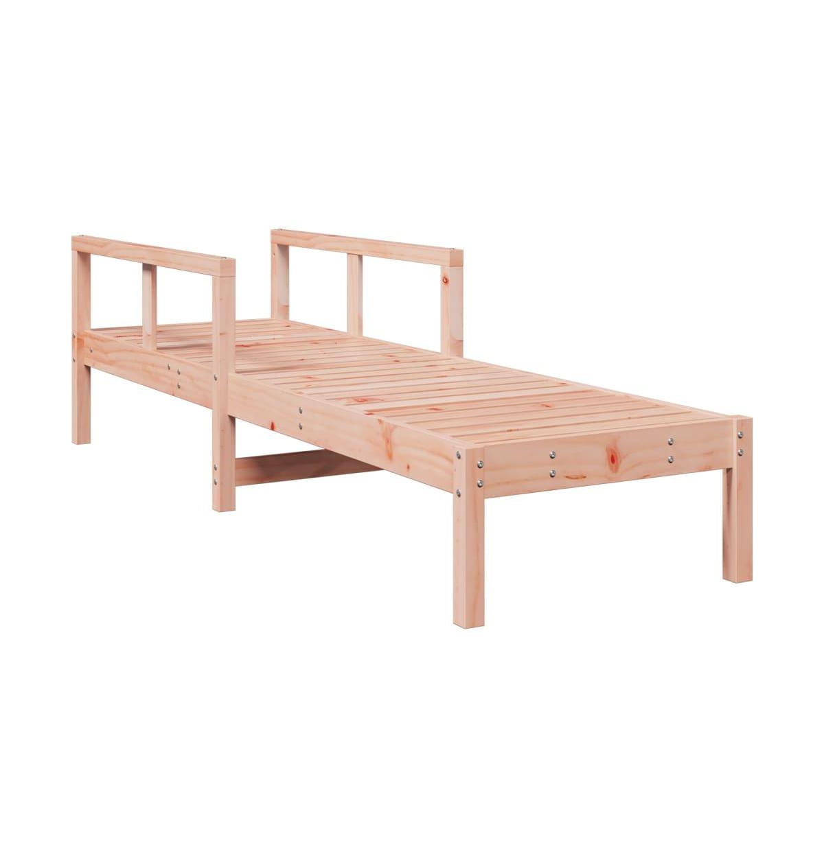 Click here for Sun Lounger Natural wood Solid Douglas wood Medium... prices