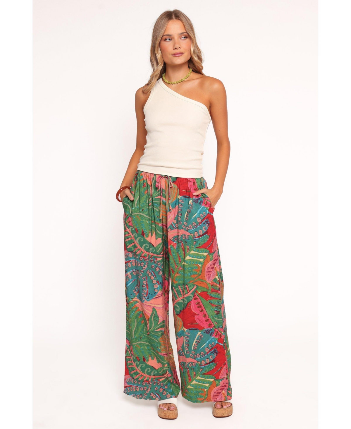 Click here for Petal and Pup Womens Charly Wide Leg Pant - Calyps... prices