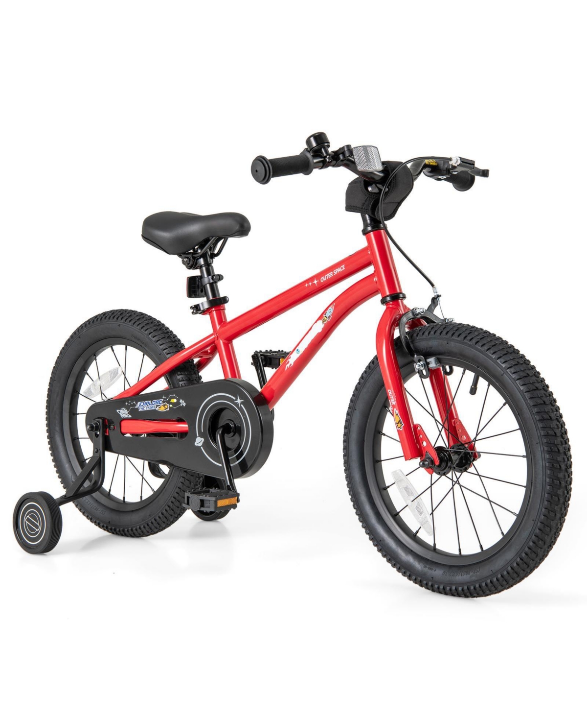 Click here for Kids Bike with Seat and Training Wheels - Red prices