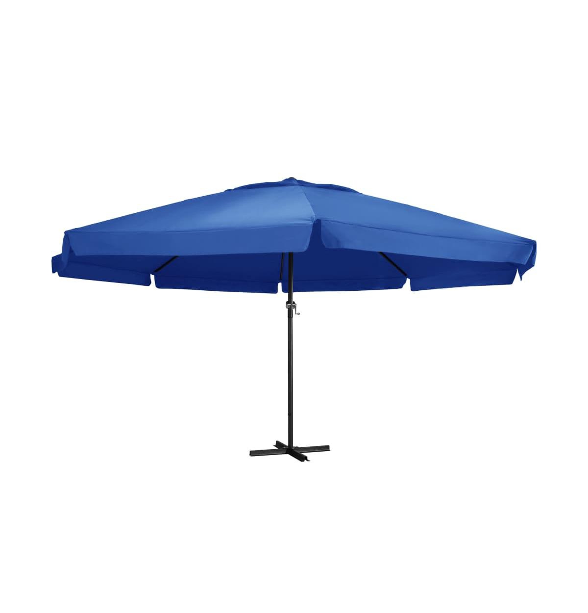 Click here for vidaXL Garden Parasol Azure Blue Polyester with Pa... prices