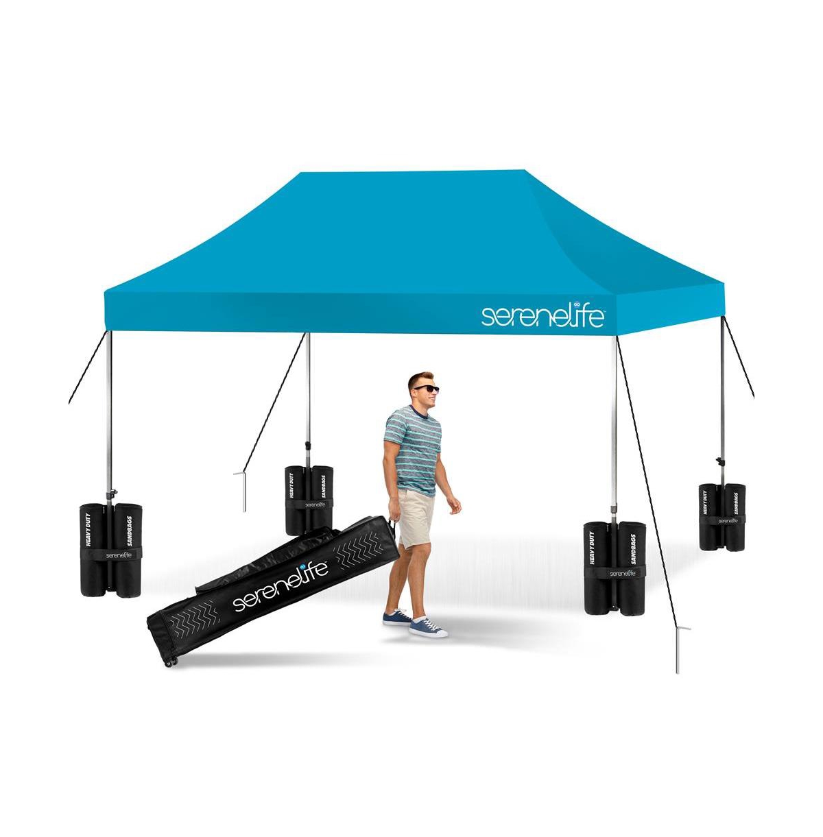 Click here for SereneLife 10x15 Pop Commercial Instant Shelter Wa... prices