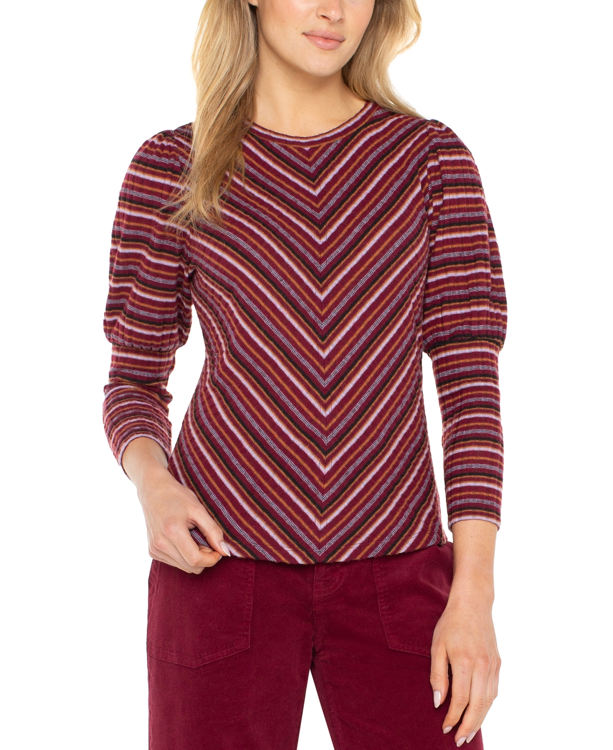 Click here for Liverpool Los Angeles Womens Striped Crewneck Top... prices
