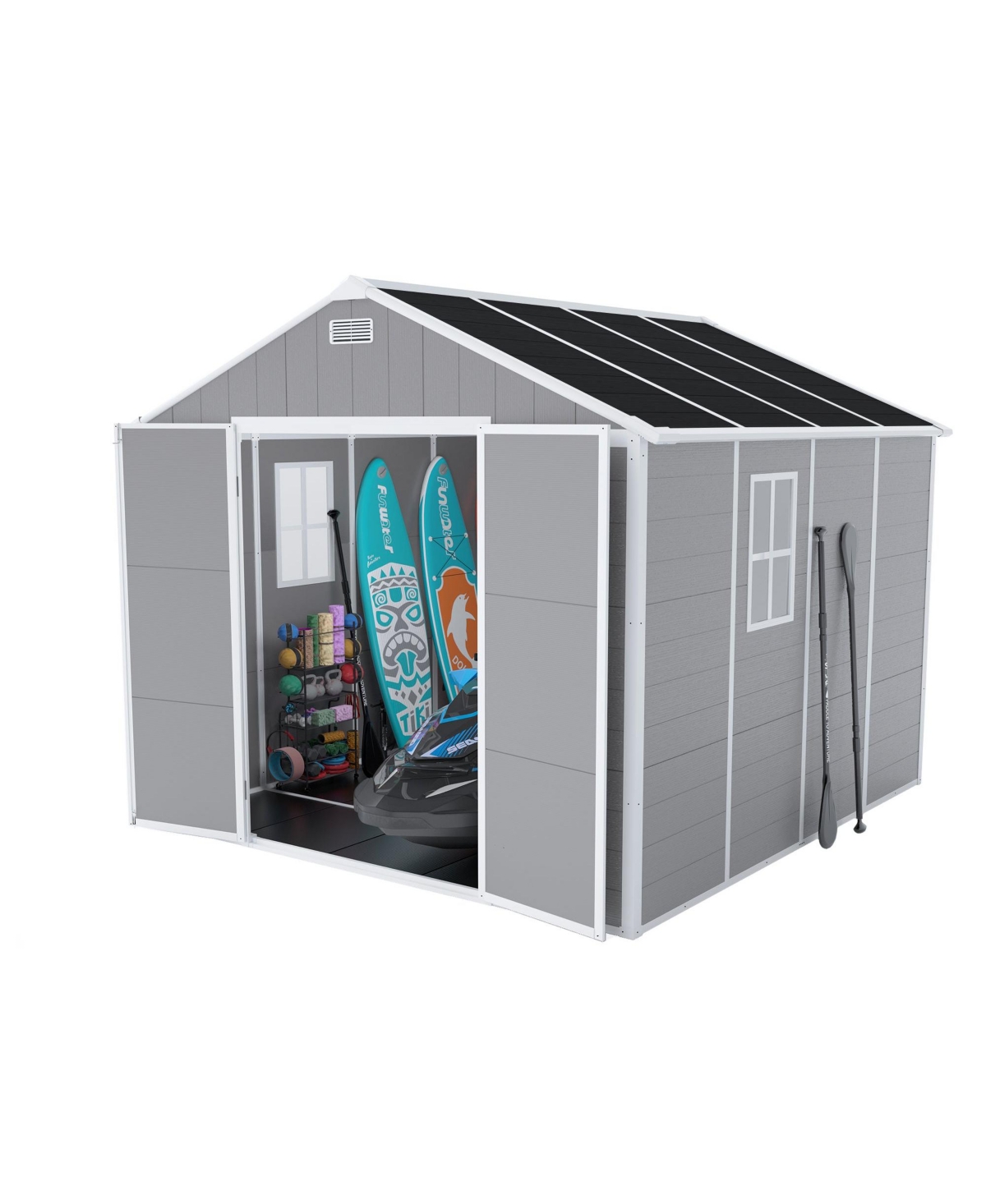Click here for Mondawe 10x12ft Metal Storage Shed  Outdoor Garden... prices