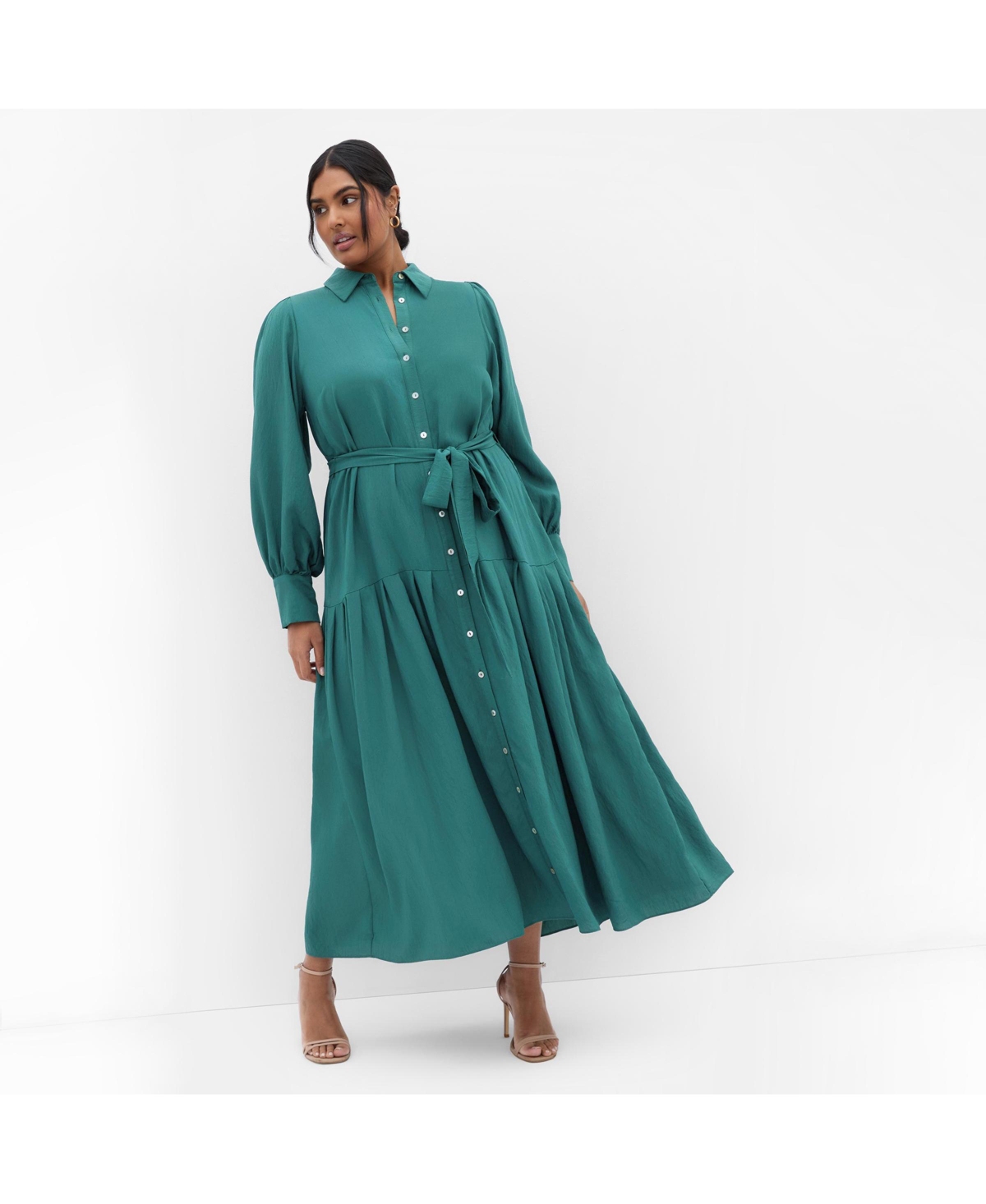 Click here for City Chic Womens Romie Dress - Jade prices