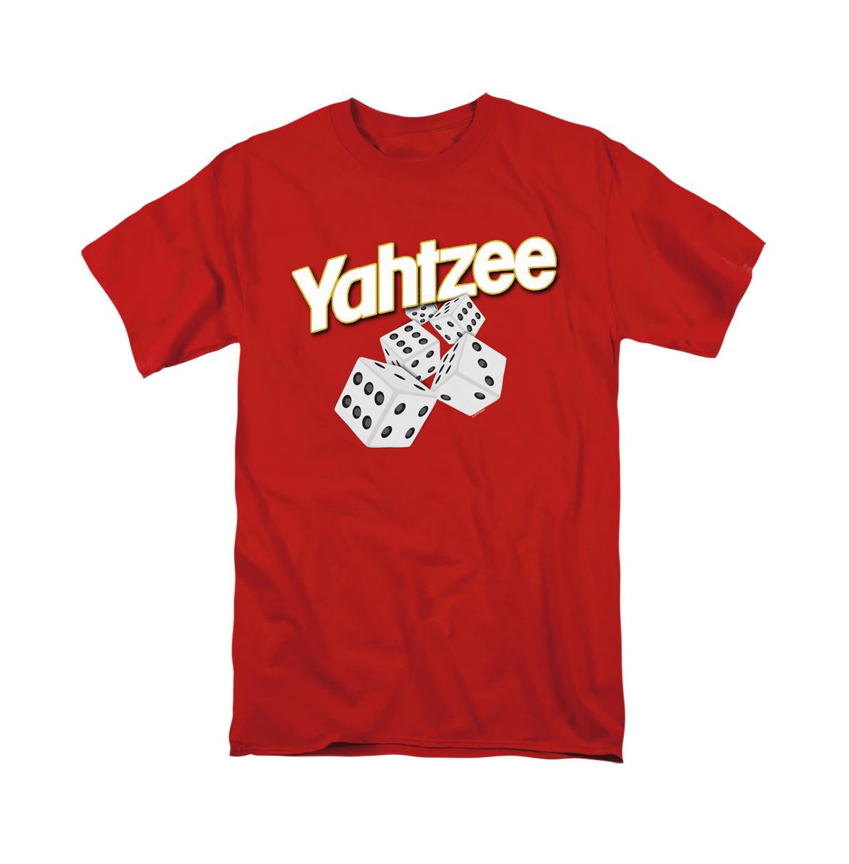 Click here for Logovision Mens Yahtzee Logo with Rolling Dice T S... prices