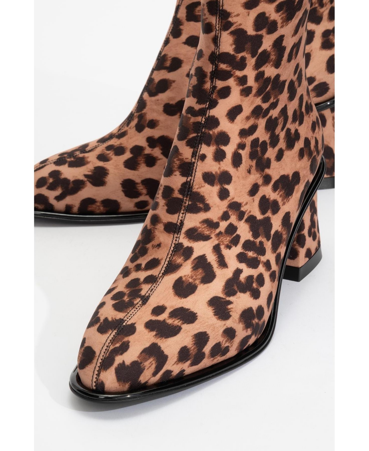 Click here for Prologue Shoes Maura Block Heel Boot (Women) - Leo... prices