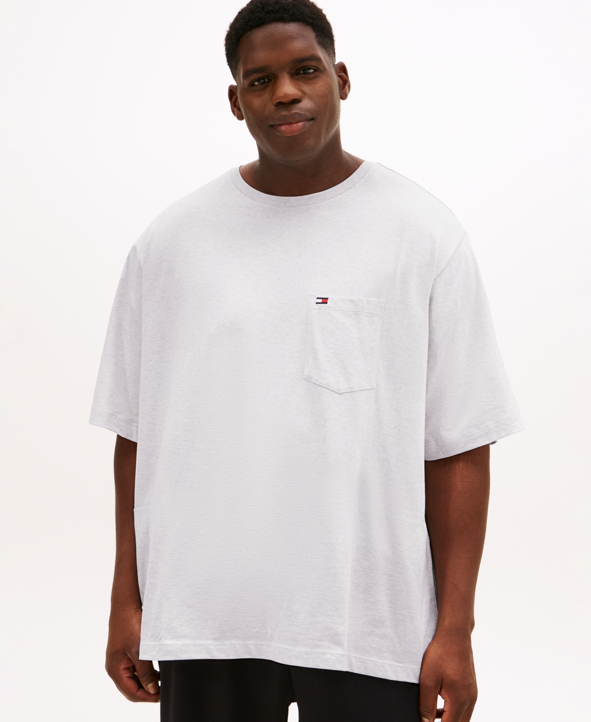 Click here for Tommy Hilfiger Mens Big & Tall Tommy Crew Neck Poc... prices