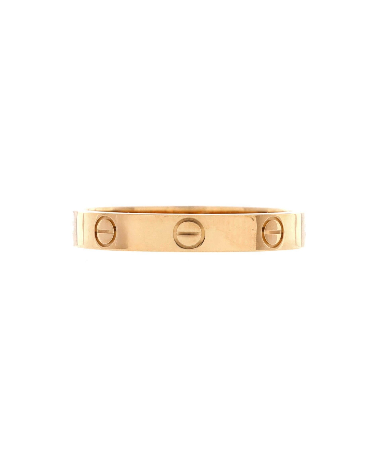 Click here for Pre-Owned Cartier Love Wedding Band Ring - 18k yel... prices