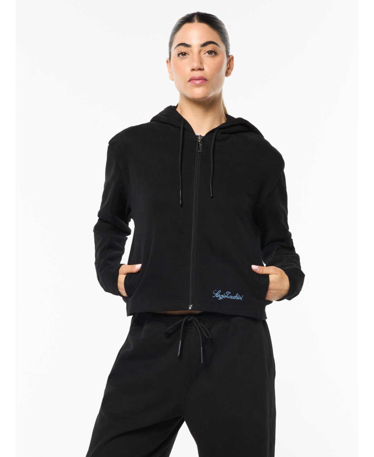 Click here for Sergio Tacchini Womens nera-hoodie - Black beauty prices