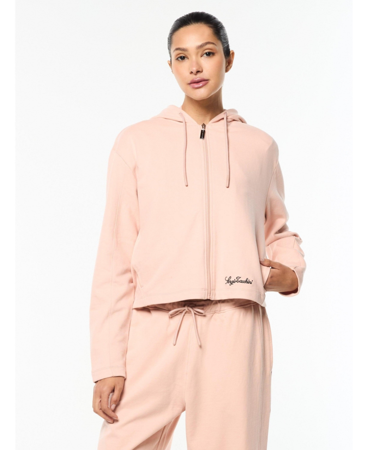 Click here for Sergio Tacchini Womens nera-hoodie - Evening sand prices