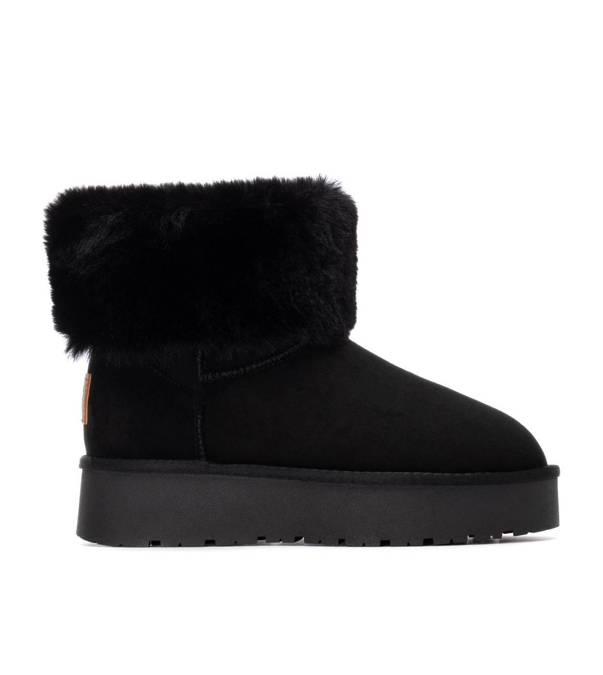Click here for Xti Womens Comfort Ankle Suede Booties By Xti - Bl... prices