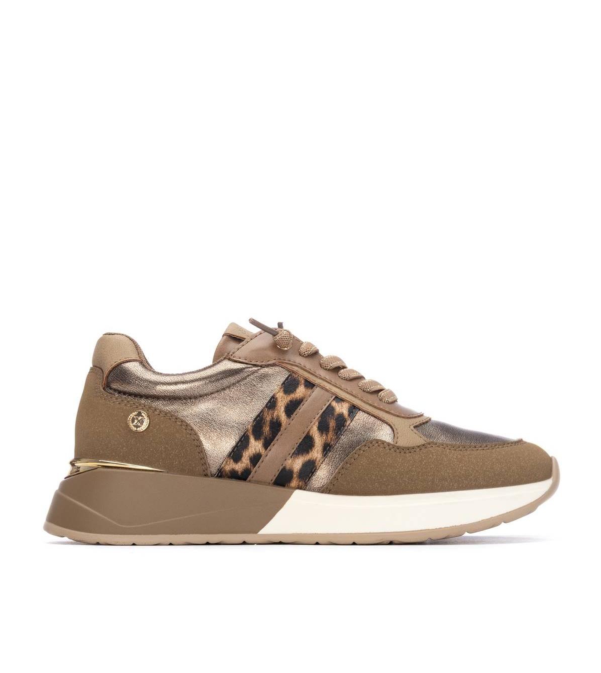 Click here for Womens Casual Suede Sneakers By Xti - Taupe prices