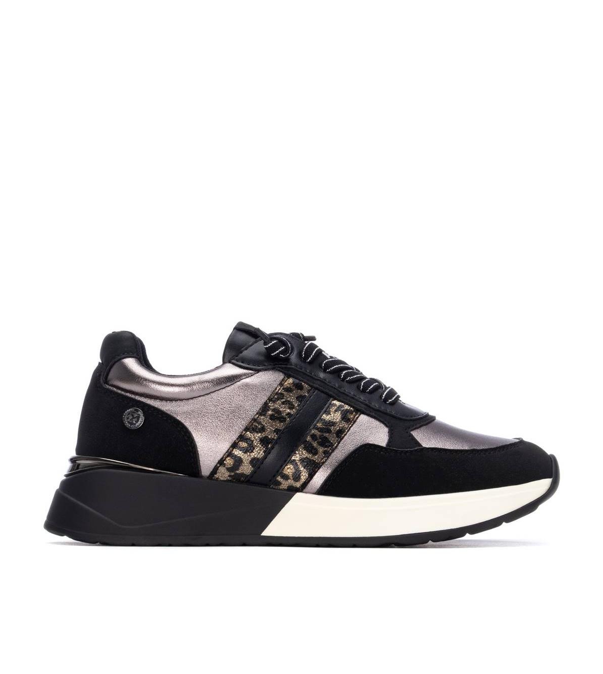 Click here for Womens Casual Suede Sneakers By Xti - Black prices