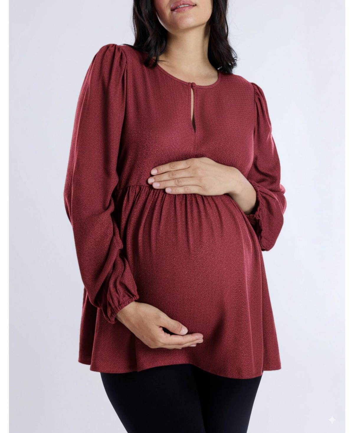 Click here for Motherhood Maternity Maternity Long Sleeve Empire... prices