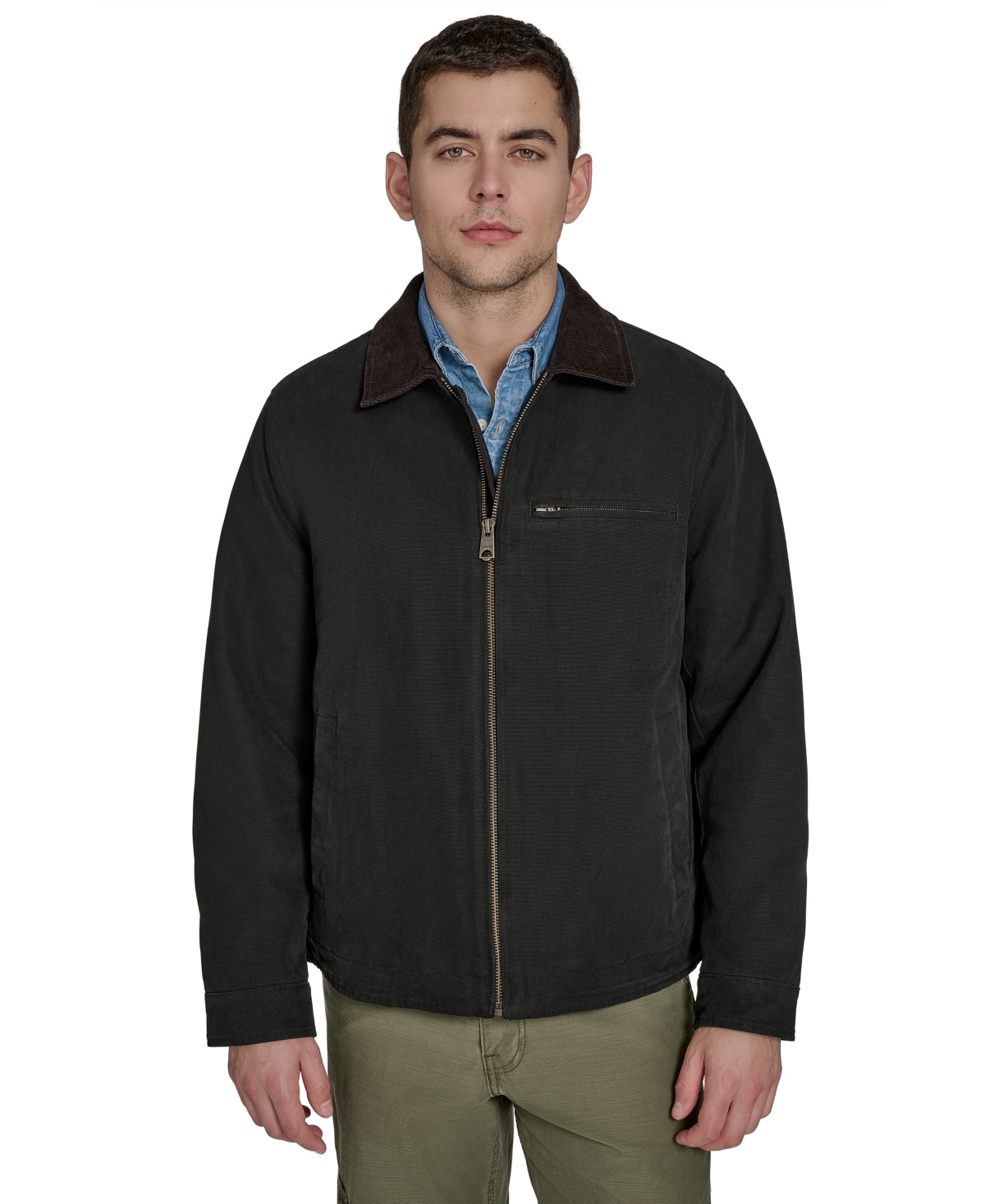 Click here for Levis Mens Cotton Canvas Depot Jacket - Black prices