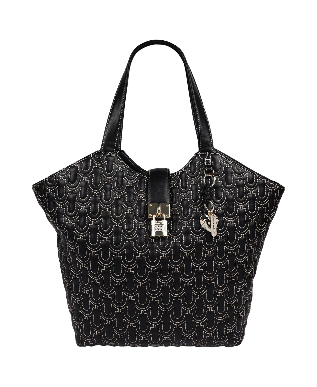 Click here for True Religion Horseshoe Quilt Charm Tote - Black prices