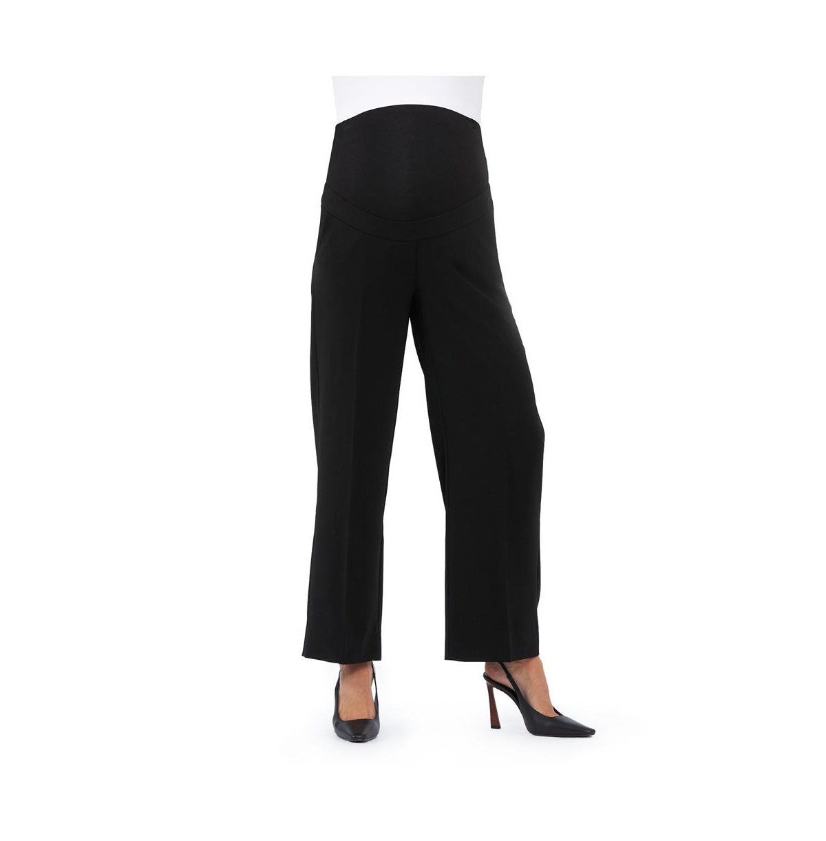 Click here for Ripe Maternity Maternity Alexa Wide Leg Pant - Bla... prices