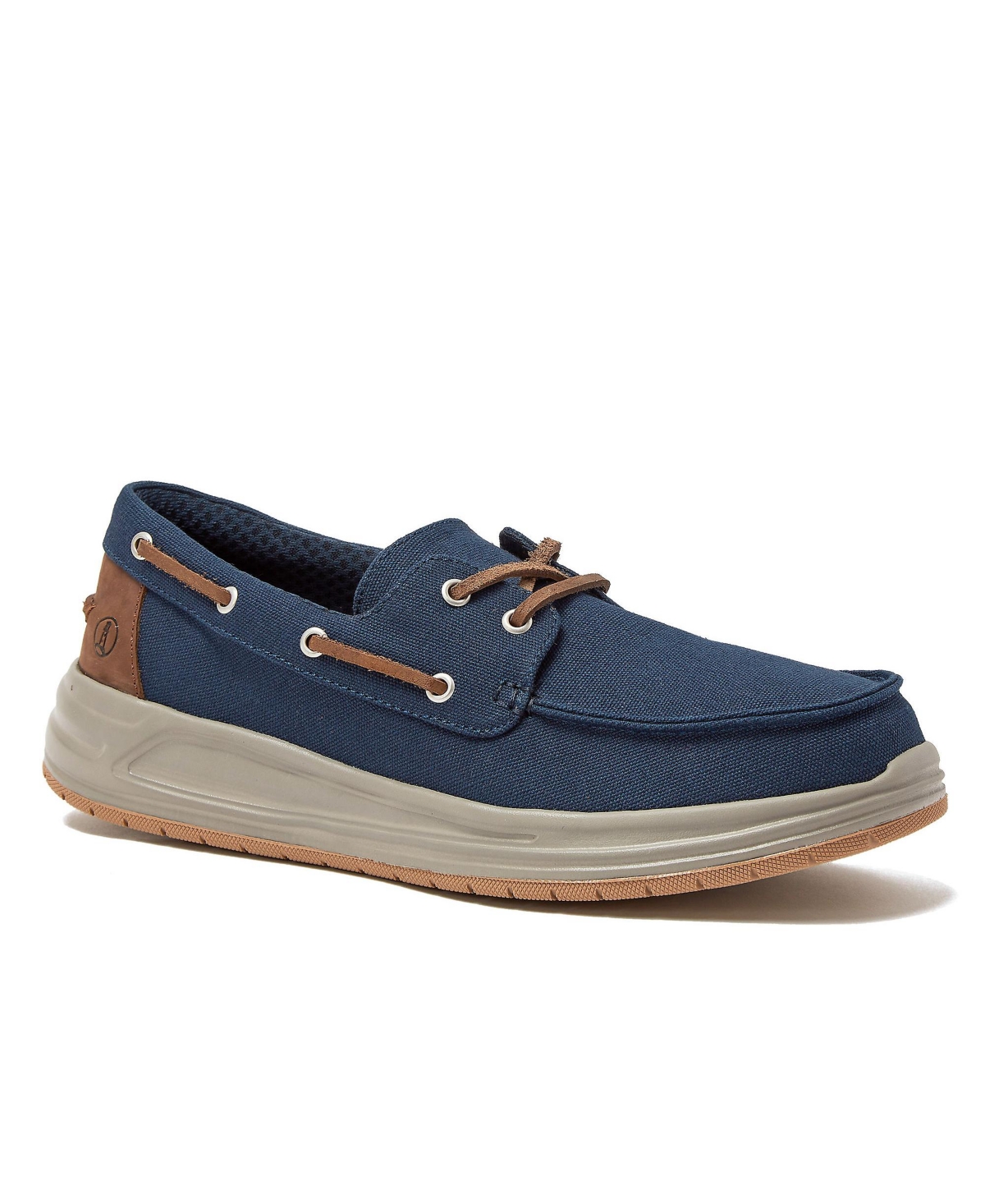 Click here for Lands End Mens Comfort Slip On Boat Shoes - Navy prices